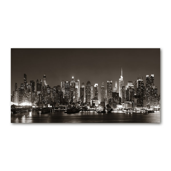 Ebern Designs Manhattan New York - Ungerahmte Kunstdrucke auf Leinwand | Wayfair.de